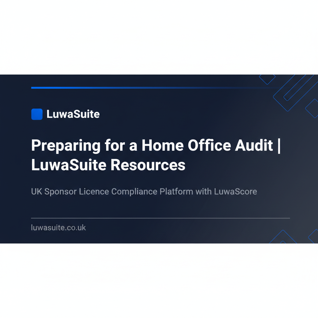 Preparing for a Home Office Audit | LuwaSuite Resources